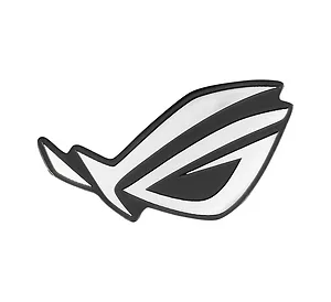 Asus ROG Adesivo Badge in Metallo 50x25 mm - Argento, Asus, ,Drako.it ...